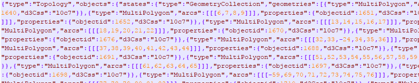 TopoJSON y GeoJSON en d3.js | demo-topojson